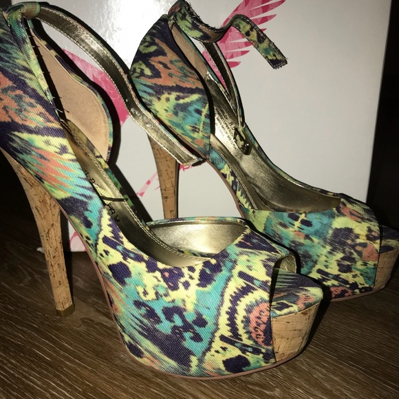 Chinese Laundry | Shoes | Chinese Laundry Heels With Multi Colors ...